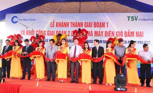 Groundbreaking ceremony for the second phase of Dam Nai wind power project
